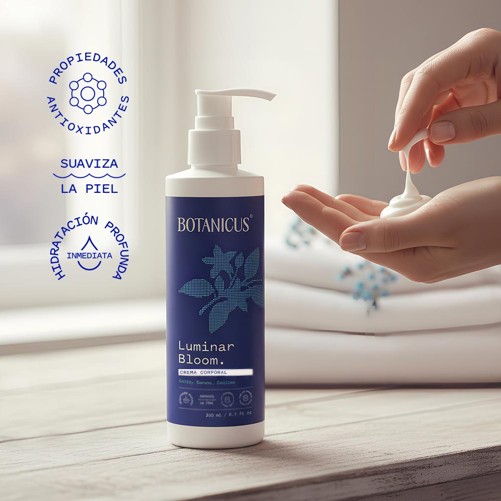 Crema corporal luminar bloom | Hidratación profunda – Botanicus